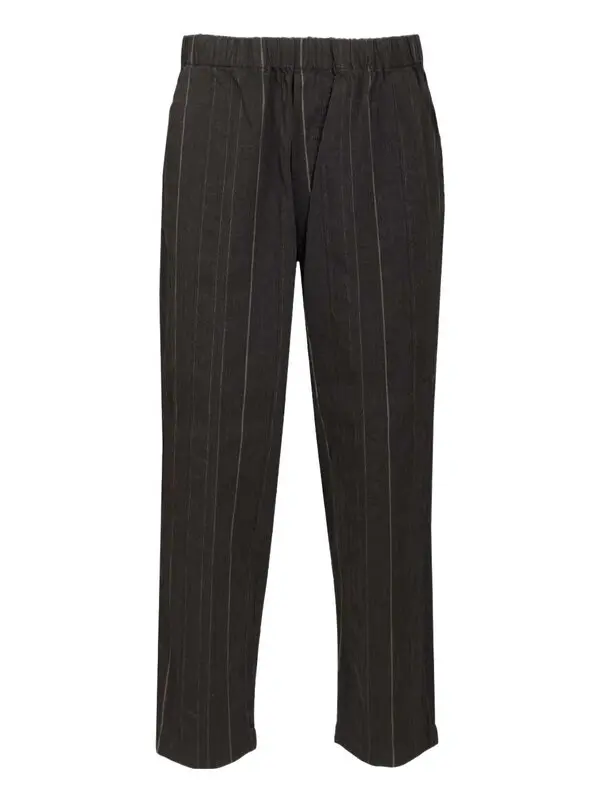Barena Venezia Pinstripe Tailored Trousers - Black