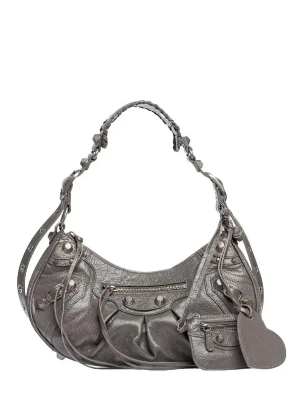 Balenciaga Le Caracole Small Shoulder Bag - Dark Gray