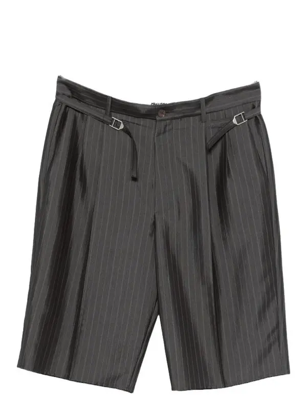 MAGLIANO Pinstriped Tailored Shorts - Black
