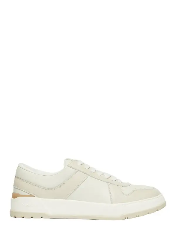 Max Mara Calfskin Trainers - Pearl Grey