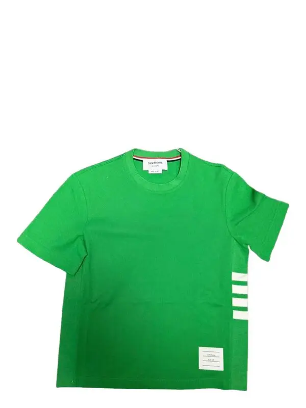 Thom Browne 4-bar Stripe T-shirt - Green