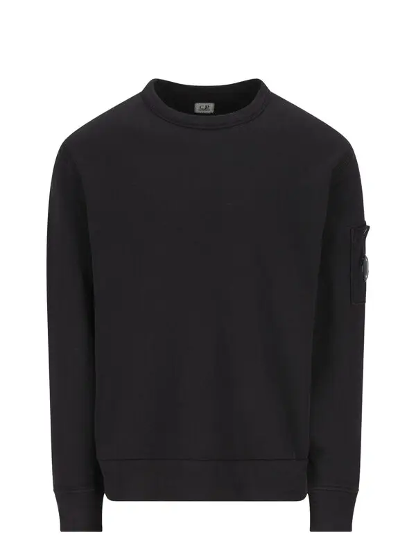 C.P. COMPANY Lens Crewneck Sweatshirt - Black