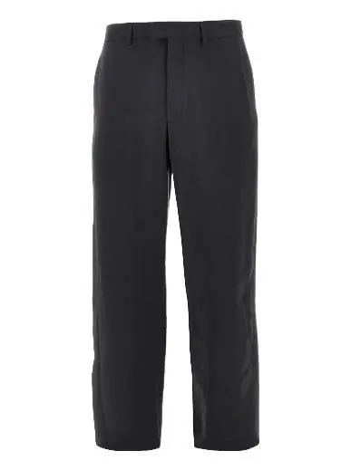 Emporio Armani Straight Modal Pants - Black