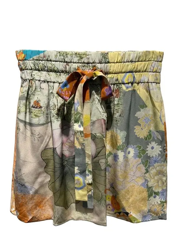 Gucci Printed Skirt With Elasticated Waist - Nude