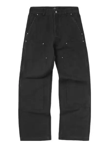REPRESENT Worker Relaxed-fit Carpenter Pants - Black