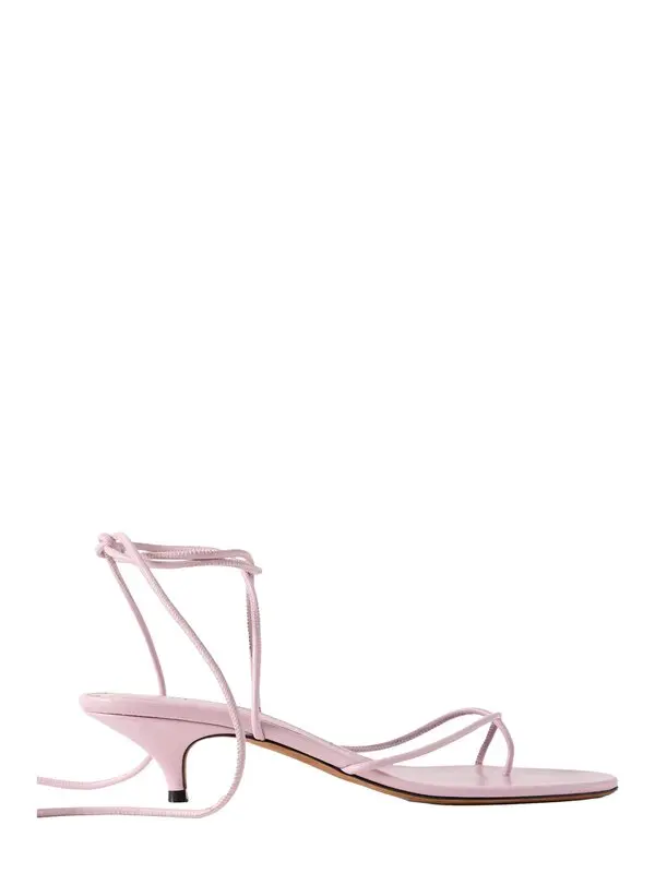 Proenza Schouler Strappy Kitten Heel Sandals - Lavender