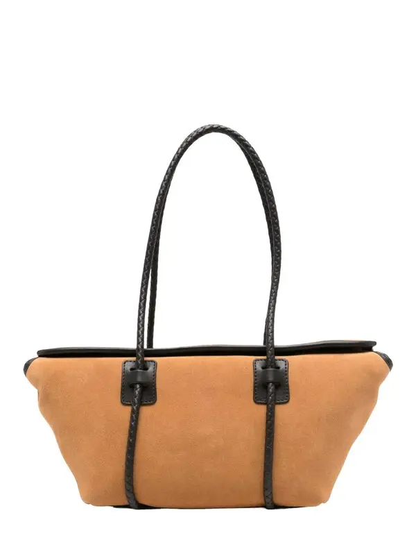 Hereu Woven Shoulder Strap Shoulder Bag - Brown