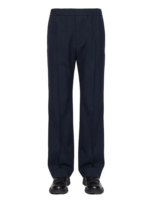 Gucci Technical Panama Trousers - Midnight Blue