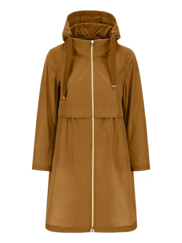 Herno Water-repellent Hooded Parka - Camel
