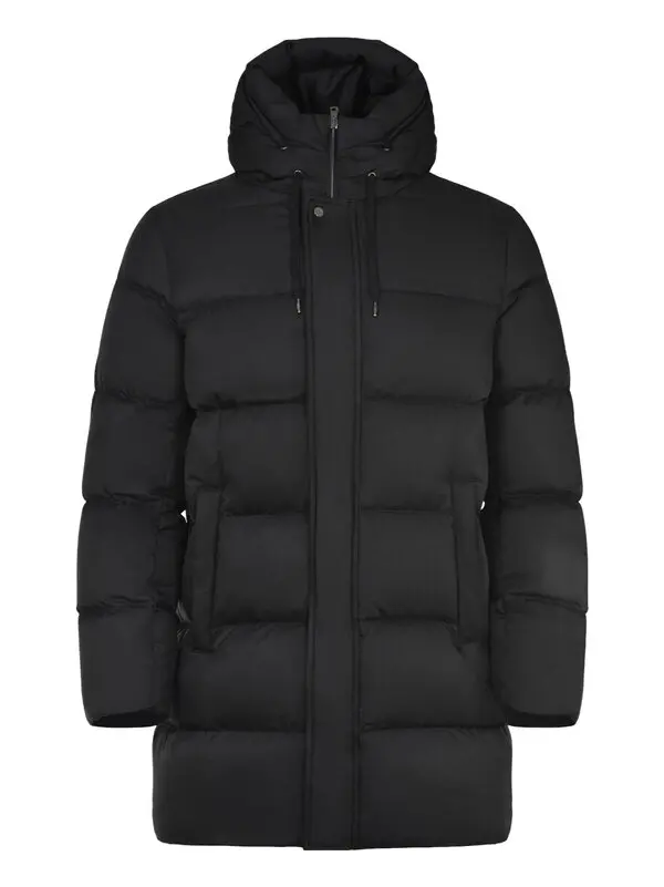 Herno High Collar Down Jacket - Black