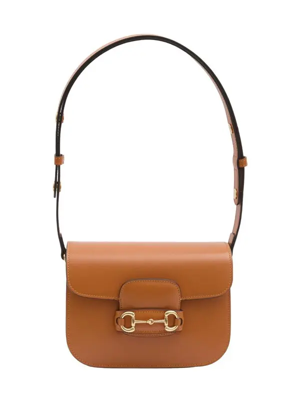 Gucci 1955 Horsebit Small Shoulder Bag - Orange