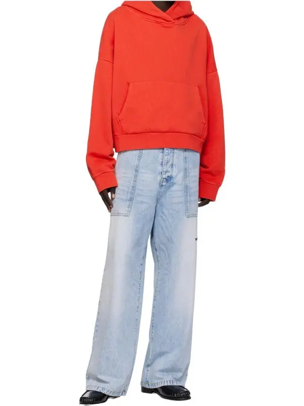 ENTIRE STUDIOS 510 Gsm Organic Cotton Fleece Hoodie - Red