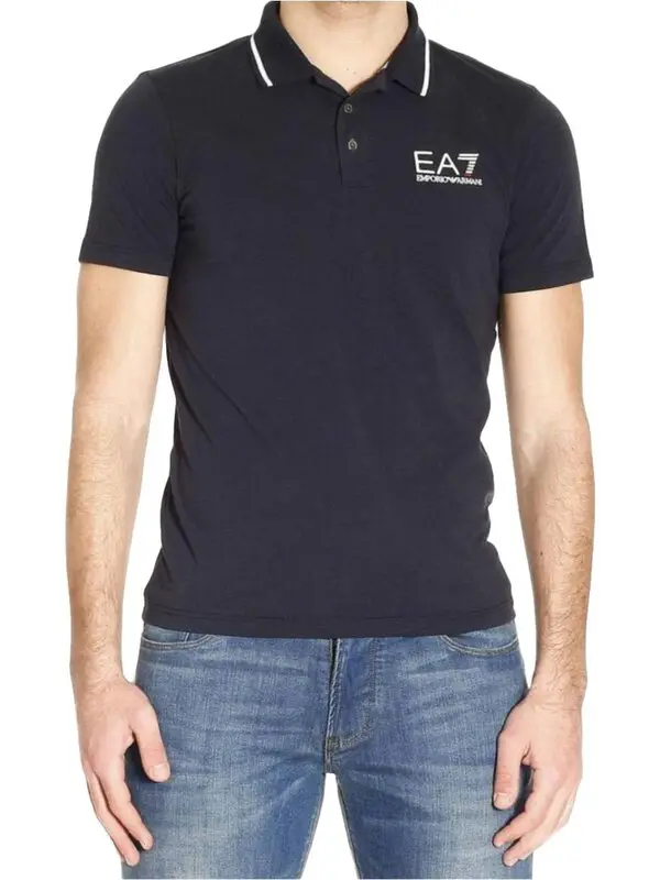 EA7 Short-sleeved Polo Shirt - Black