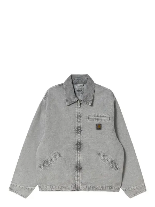 Carhartt Work In Progress Organic-cotton Detroit Jacket - Gray