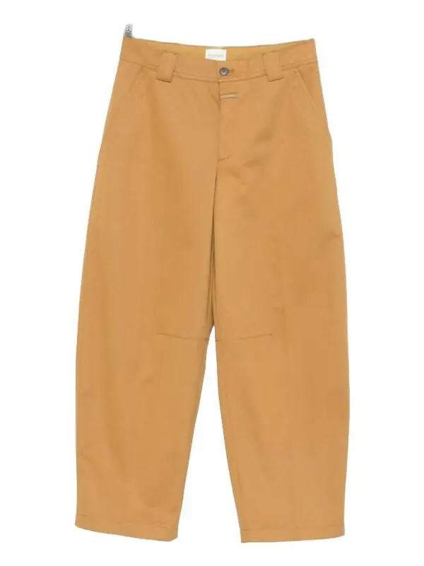 Closed Romi Diagonal-pockets Trousers - Yellow
