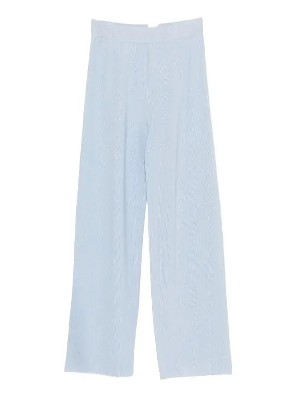 Fabiana Filippi Elastic-waist Knitted Trousers - White