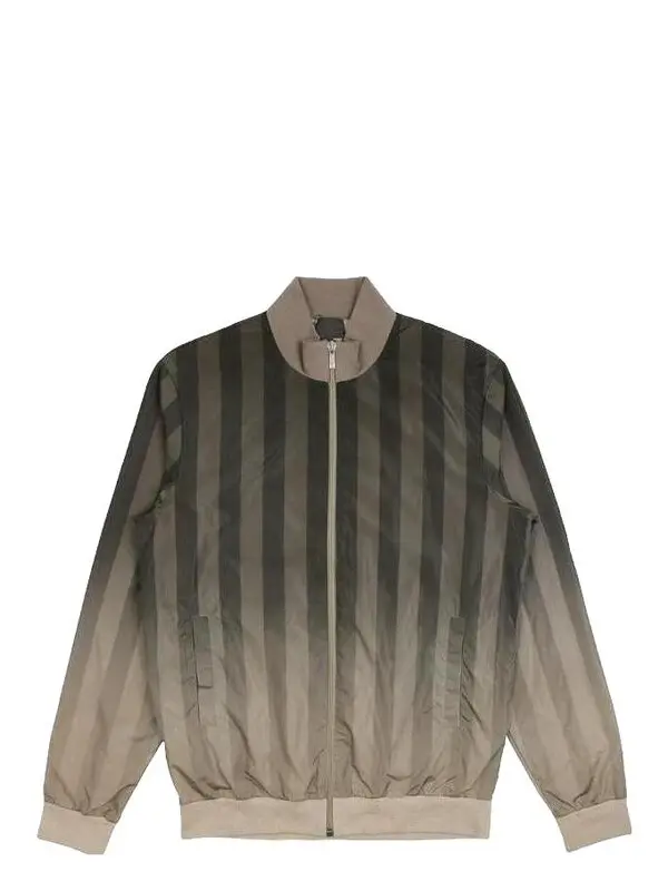 Fendi Striped Zip Jacket - Gray