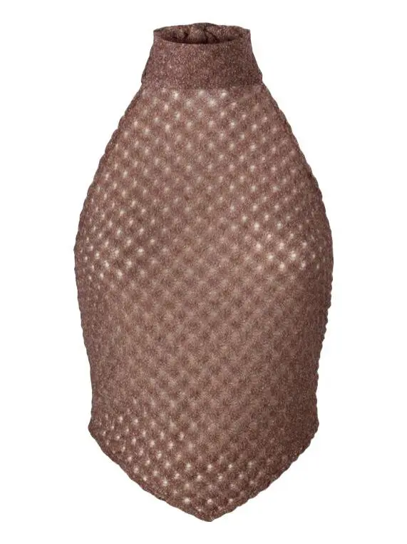 Missoni Spiderweb Knit Halter Top - Brown