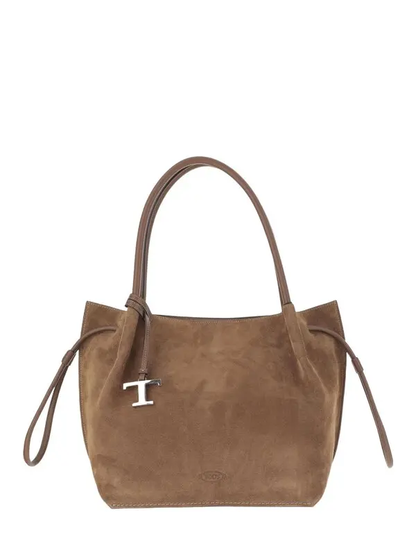 TOD'S Drawstring Shoulder Bag - Brown