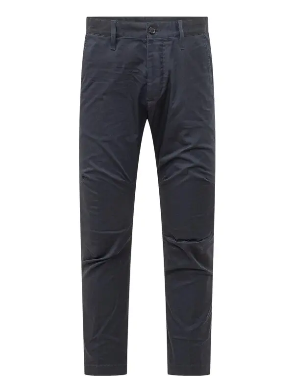 Dsquared2 Straight Leg Pants - Navy Blue