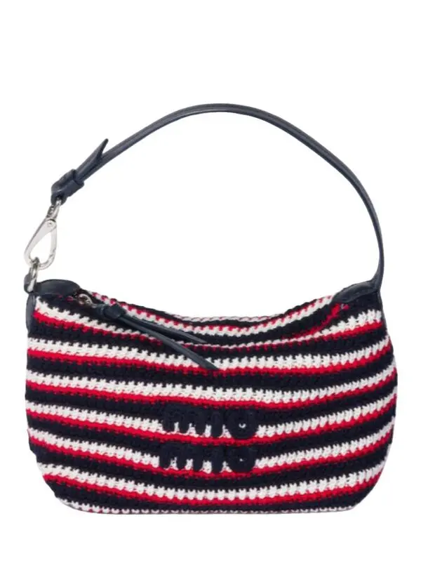 Miu Miu Crochet Pouch - Black