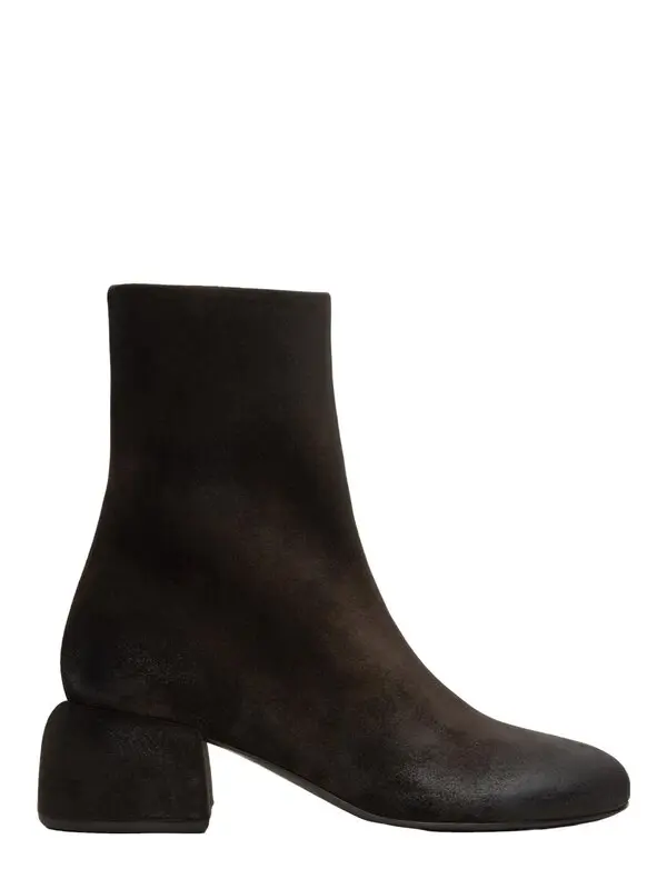 Marsèll Basata Suede Ankle Boots - Dark Brown