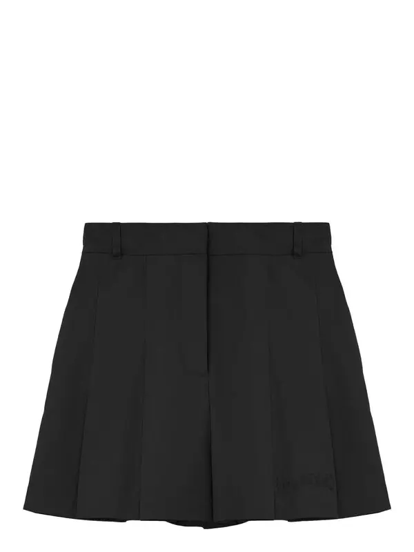 Alexander McQueen Pleated Tailored Shorts - Black