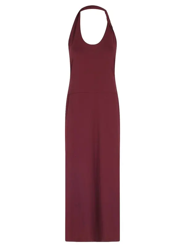 Seventy Halter Neck Dress - Red