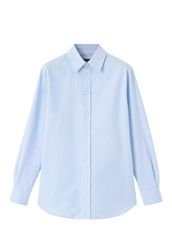 Loro Piana Striped Button-up Shirt - Blue