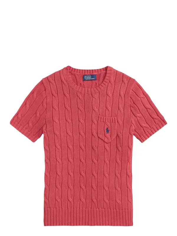 Polo Ralph Lauren Short Sleeve Crewneck Jumper - Red