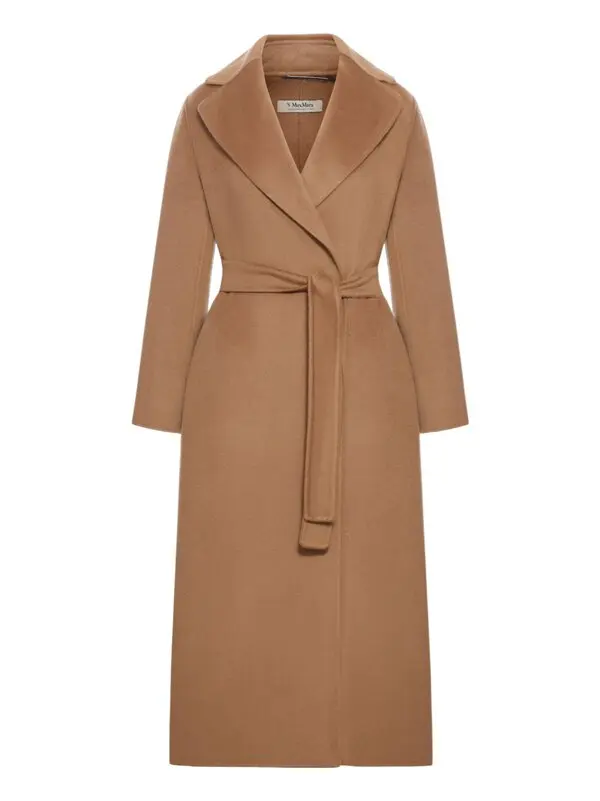 Max Mara Paola Belted Long Coat - Camel
