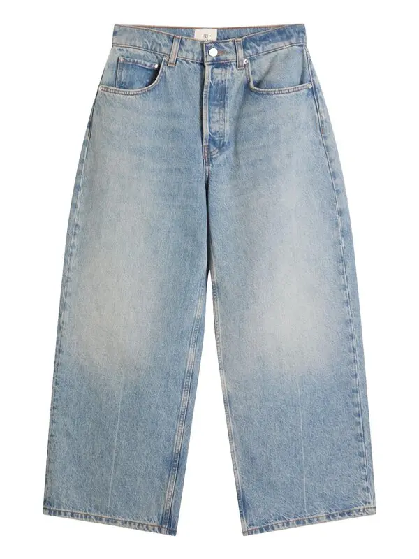 ANINE BING Heath Faded Jeans - Gray