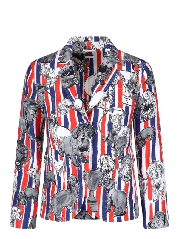 Thom Browne Striped Toile Jacket - Gray