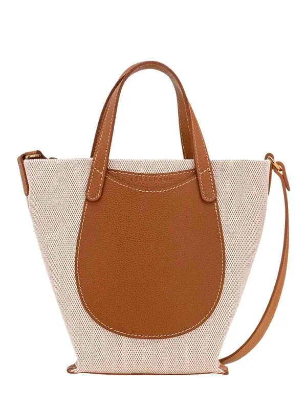 Longchamp Contrast-trim Shoulder Bag - Brown