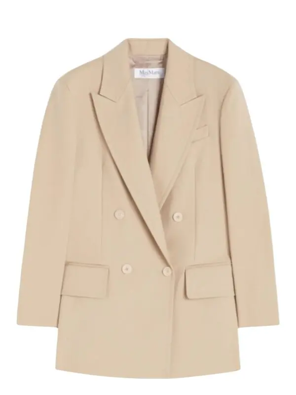 Max Mara Olimpia Double-breasted Jacket - Nude