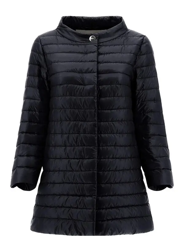 Herno Rossella Quilted Coat - Black