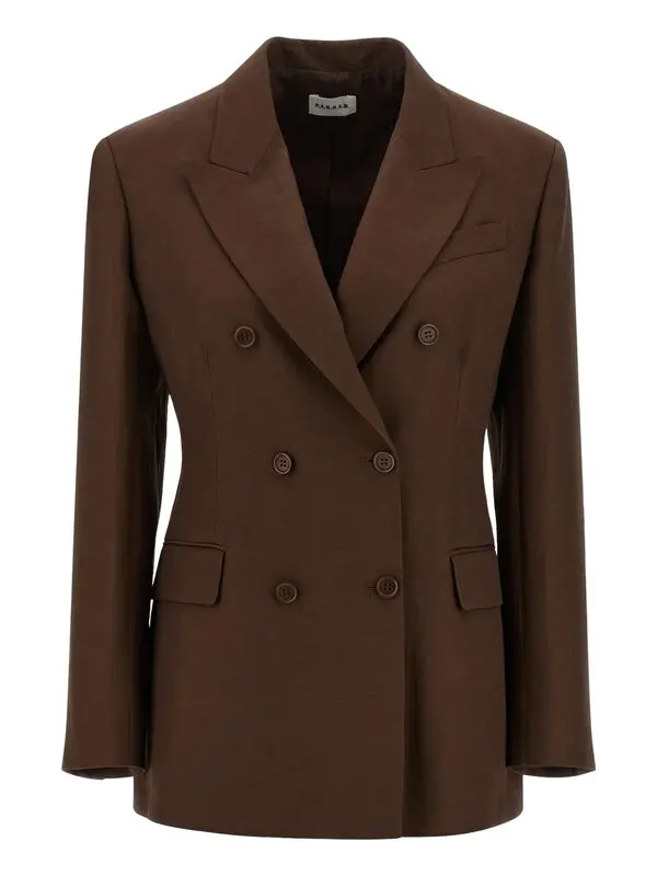 P.a.r.o.s.h Raisa Double-breasted Blazer - Green
