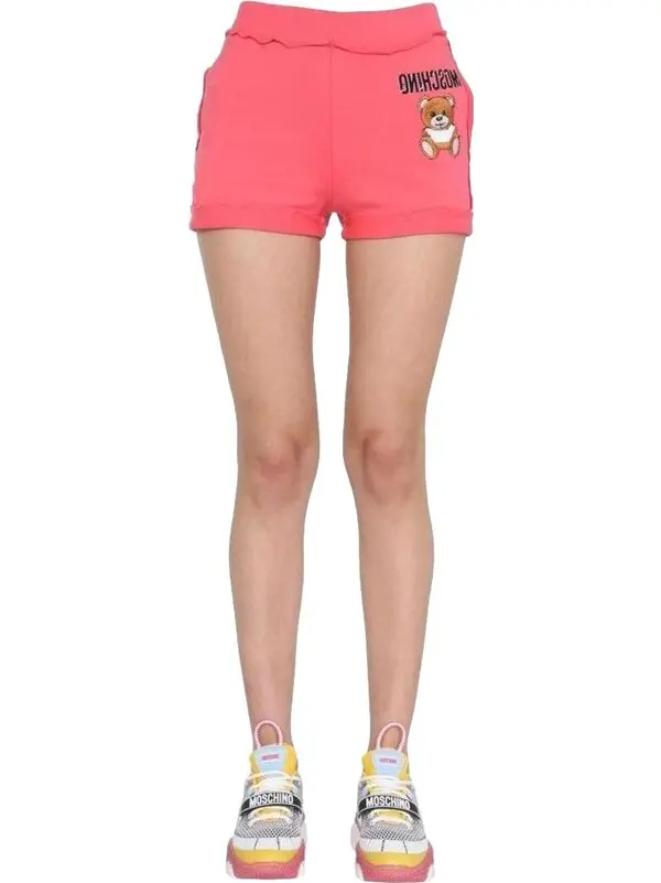 Moschino Teddy Bear Shorts - Nude