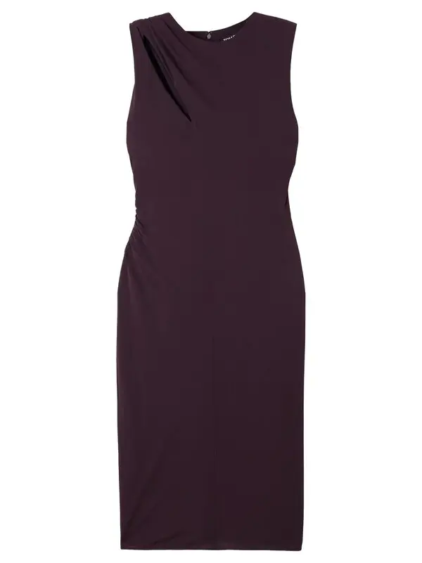 TOM FORD Cut Out Detail Cocktail Dress - Purple
