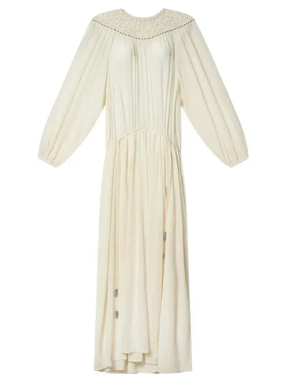 Isabel Marant Étoile Lace Bib-style Dress - White
