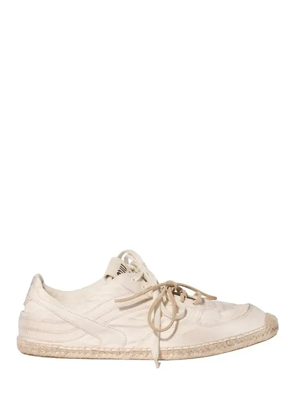 Miu Miu Gymnasium Lace-up Sneakers - Off White