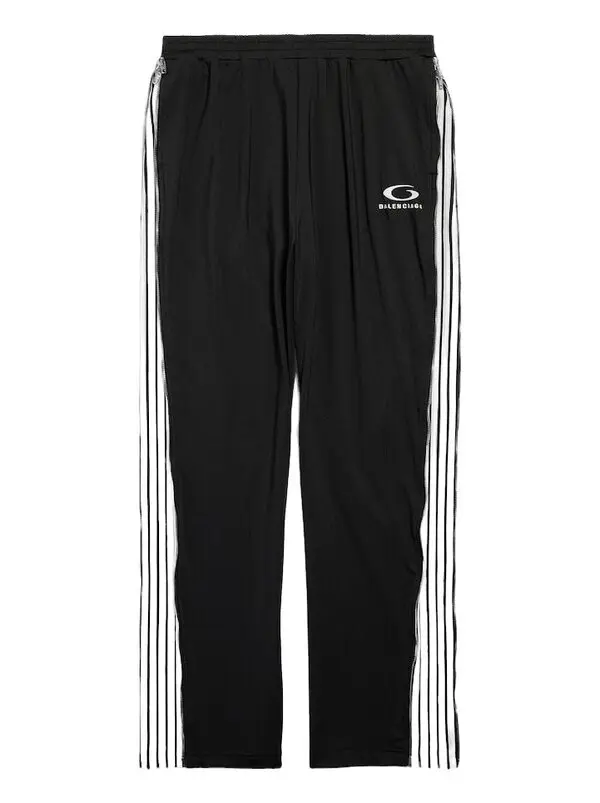 Balenciaga Loop Sports Icon Zipped Track Pants - Black/white