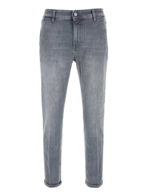 PT TORINO Slim Fit Five Pocket Jeans - Gray