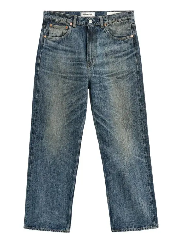 Our Legacy Third Cut Straight-leg Jeans - Blue