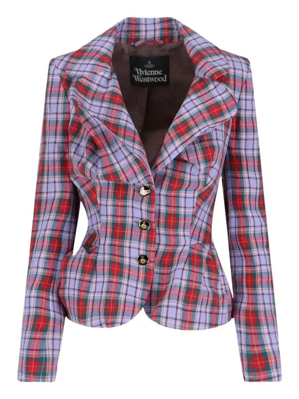VIVIENNE WESTWOOD Plaid Blazer - Multi-color