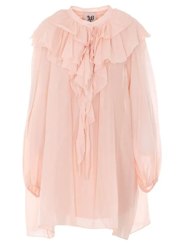 ANIYE BY Carmen Ruffled Mini Dress - Pink