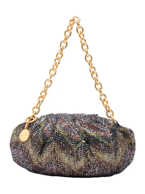 Missoni Zigzag-pattern Shoulder Bag - Gray