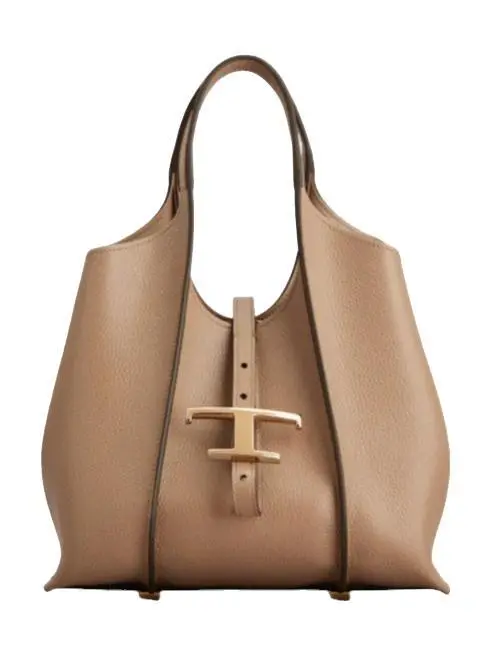 TOD'S Timeless Mini Shopping Bag - Beige