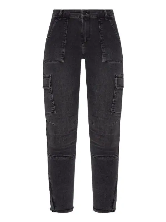 ALLSAINTS Cargo Jeans - Water-washed Black