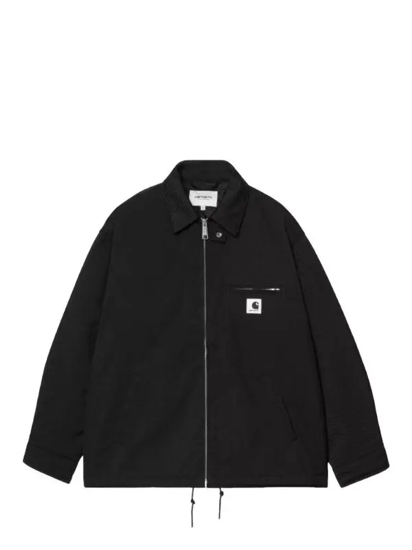 Carhartt Zip-up Jacket With Adjustable Cuffs - Black